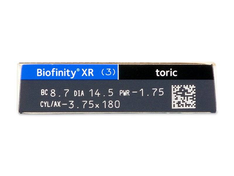 Buy Biofinity Xr Toric Contact Lenses Alensa Uk